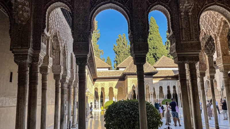 UNESCO Dünya Kültür Mirası listesinde yer alan İspanya'nın El Hamra ...
