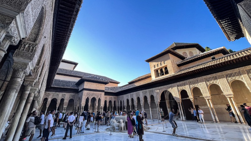 UNESCO Dünya Kültür Mirası listesinde yer alan İspanya'nın El Hamra ...