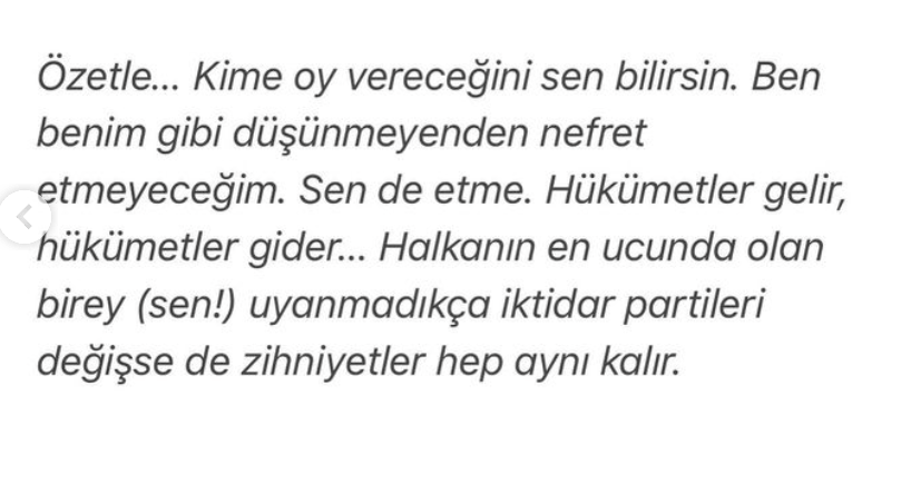 Zeynep Sever Demirel'den seçim paylaşımı: Kime oy vereceğini sen ...