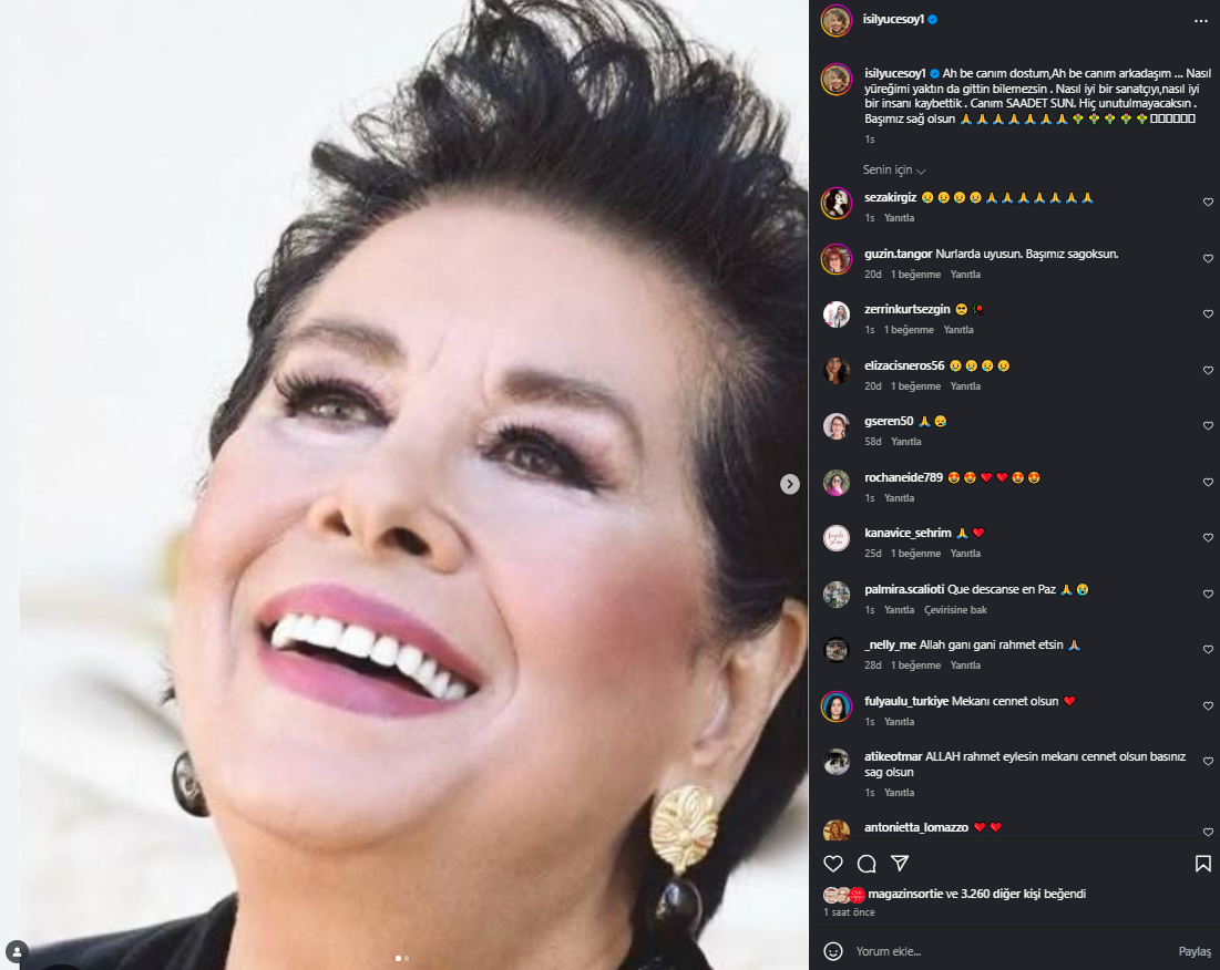 Türk müziğinin usta ismi Saadet Sun hayatını kaybetti