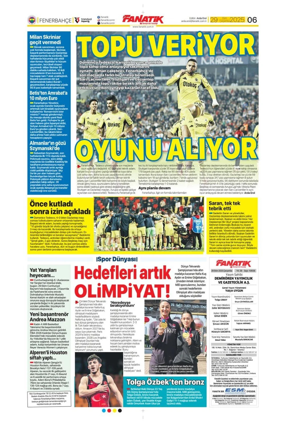 TFF 152 hakemi bitirdi | Günün spor manşetleri - Foto Galerisi