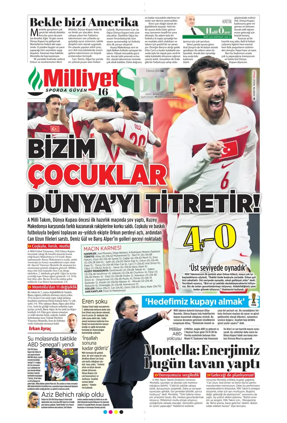 Günün spor manşetleri | Osimhen'e vize yok - Foto Galerisi