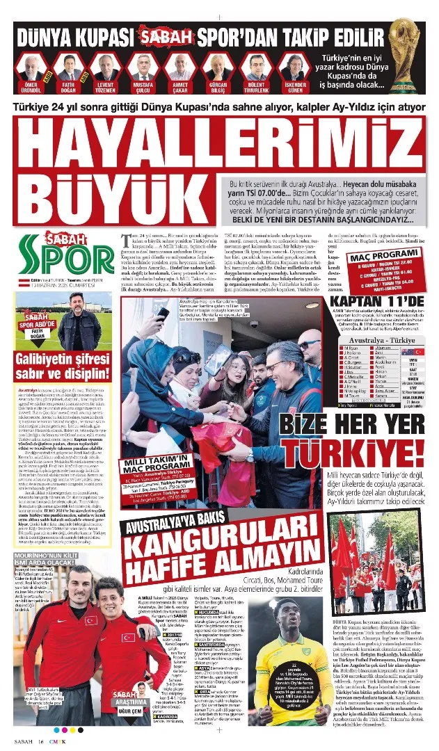 Günün spor manşetleri | Sonu kupa olsun - Foto Galerisi