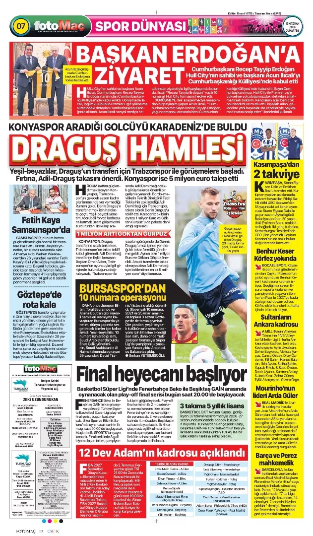 Günün spor manşetleri | Sonu kupa olsun - Foto Galerisi
