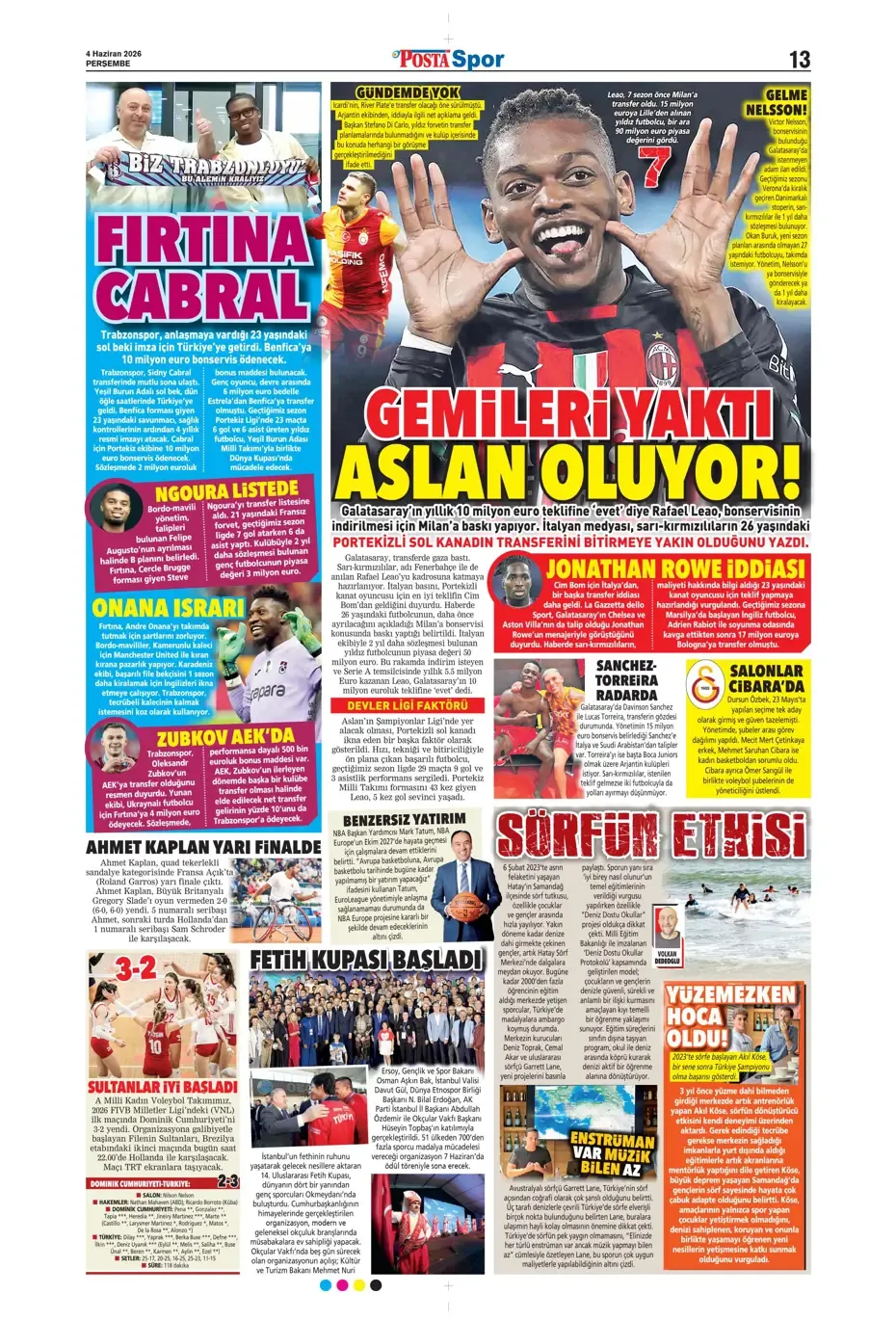 Günün spor manşetleri | Yıldız savaşları - Foto Galerisi