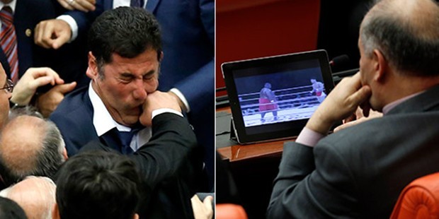 Meclis'te yumruklu kavga - Fotoğraf Galerisi